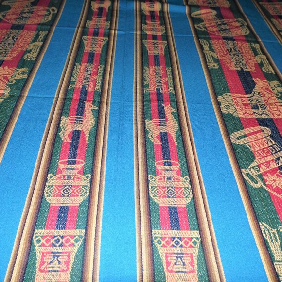 pieceofheaven | Wall Decor | Sky Blue Tapestry Manta Llama Designs Fro ...